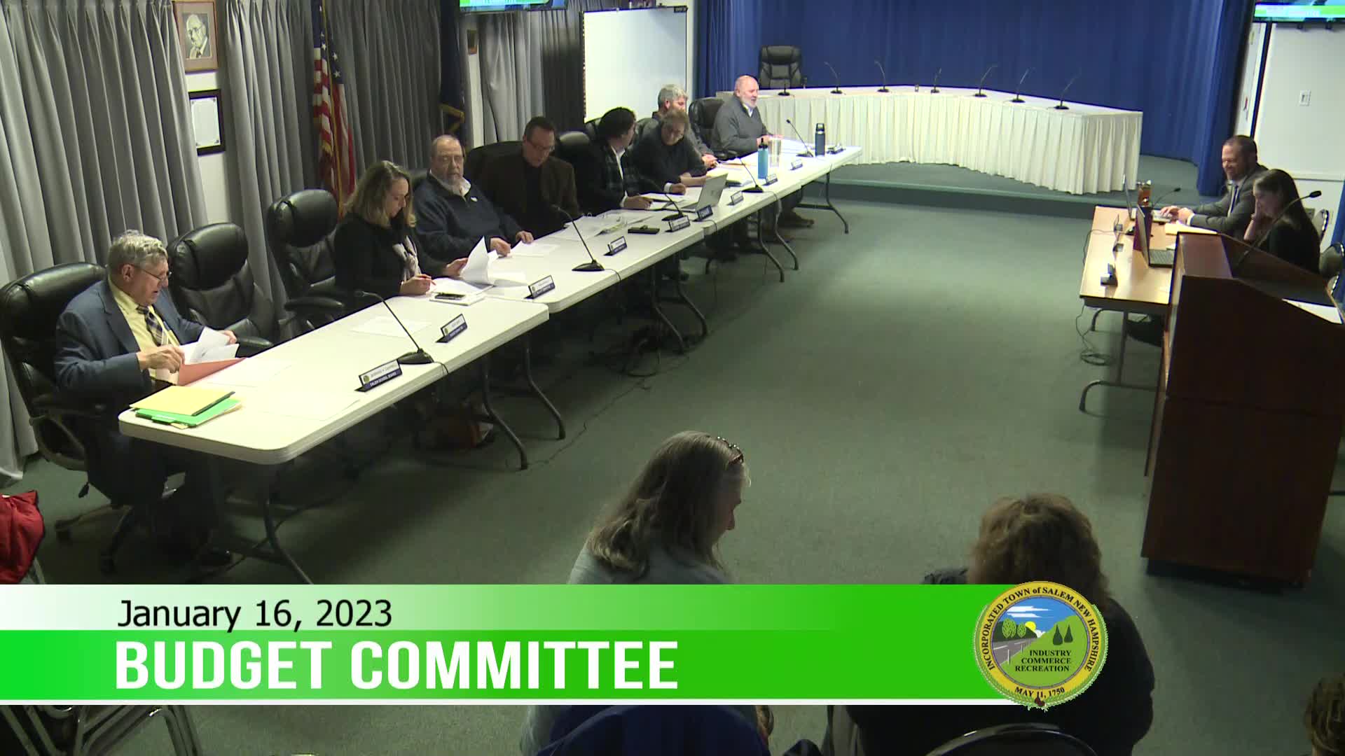 Budget Committee 01/16/24